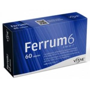 Ferrum6 60 Cápsulas VITAE - Farmacia Romances